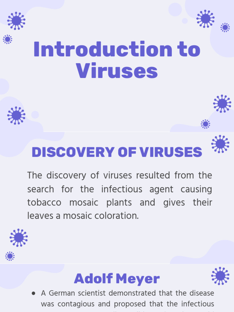 V. Micro 151 Introduction To Viruses | Download Free PDF | Virus ...