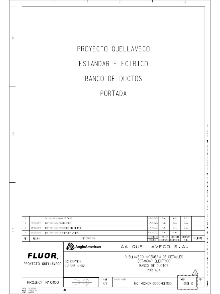 MQ11 02 DR 0000 EE1105 - R1 - Bancoductos | PDF