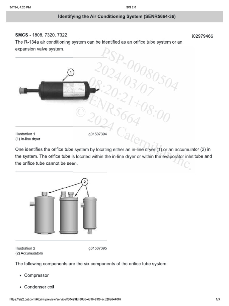 Identifying The Air Conditioning System | PDF