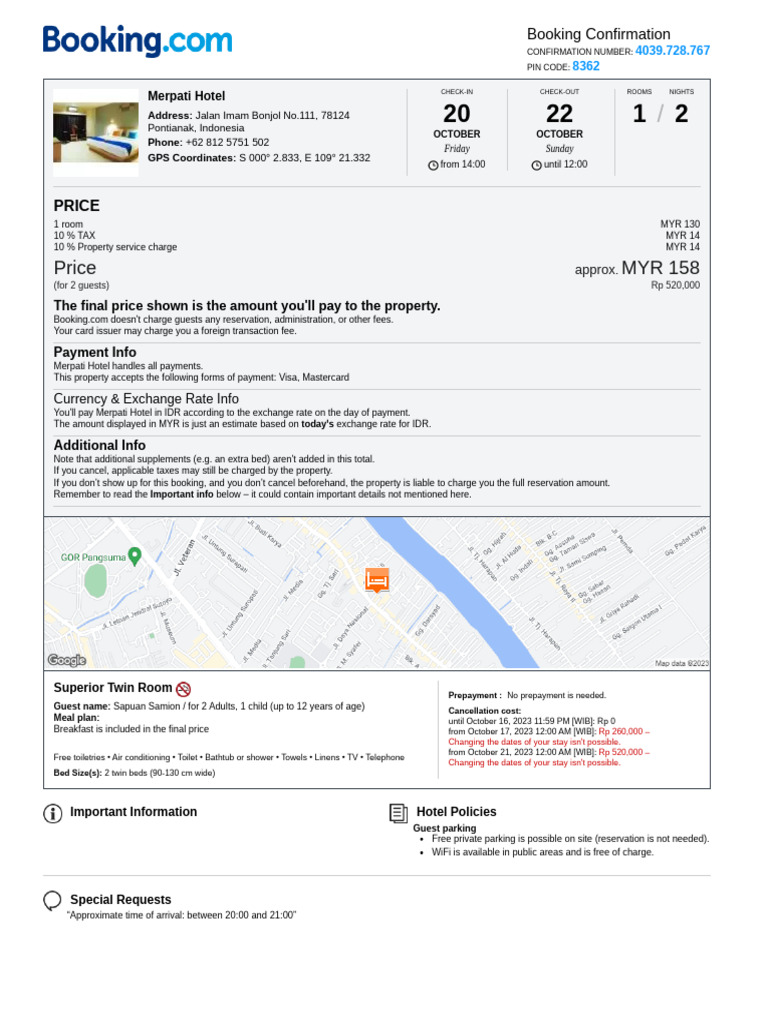 Confirmation | PDF | Payments | Indonesian Rupiah