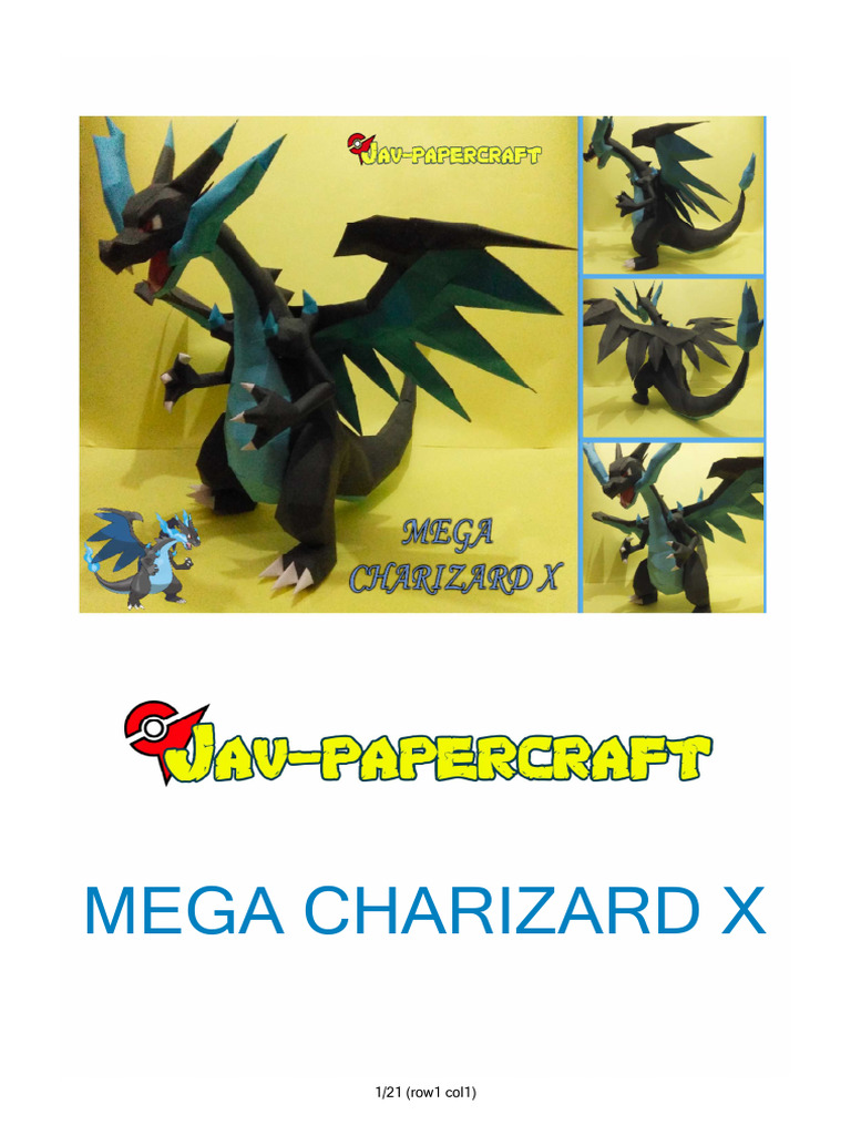 Mega Charizard X Shiny Lineless | PDF