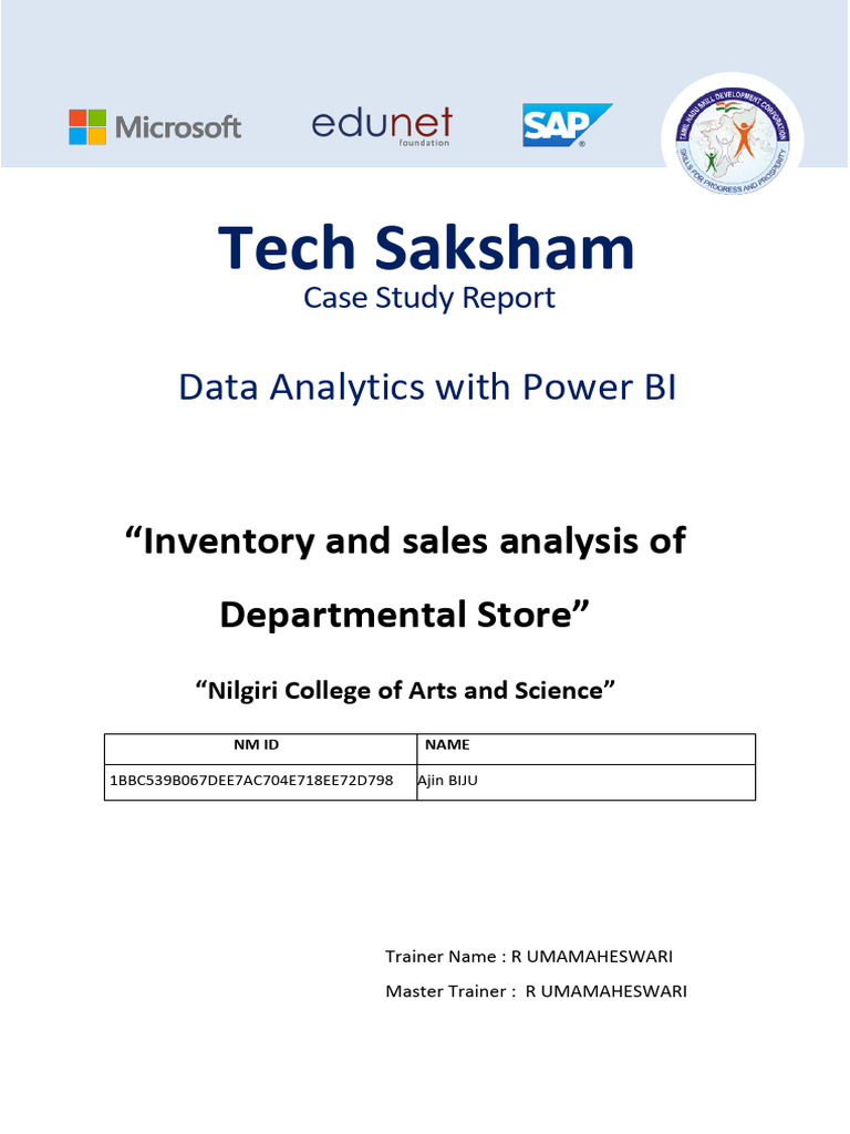 Sales and Inventory Ajin | PDF | Business Intelligence | Cloud Computing