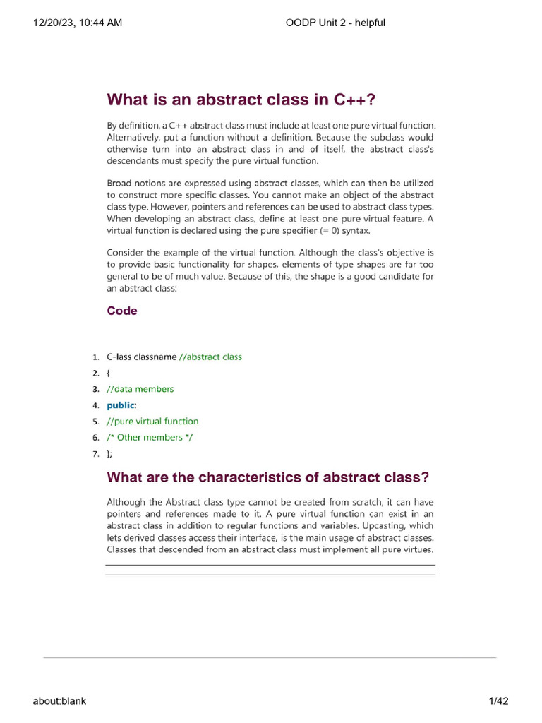 Oodp Unit 2 | PDF | Science & Mathematics