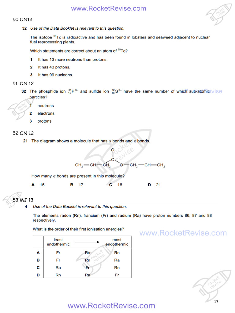 Atomic Structure QP | PDF