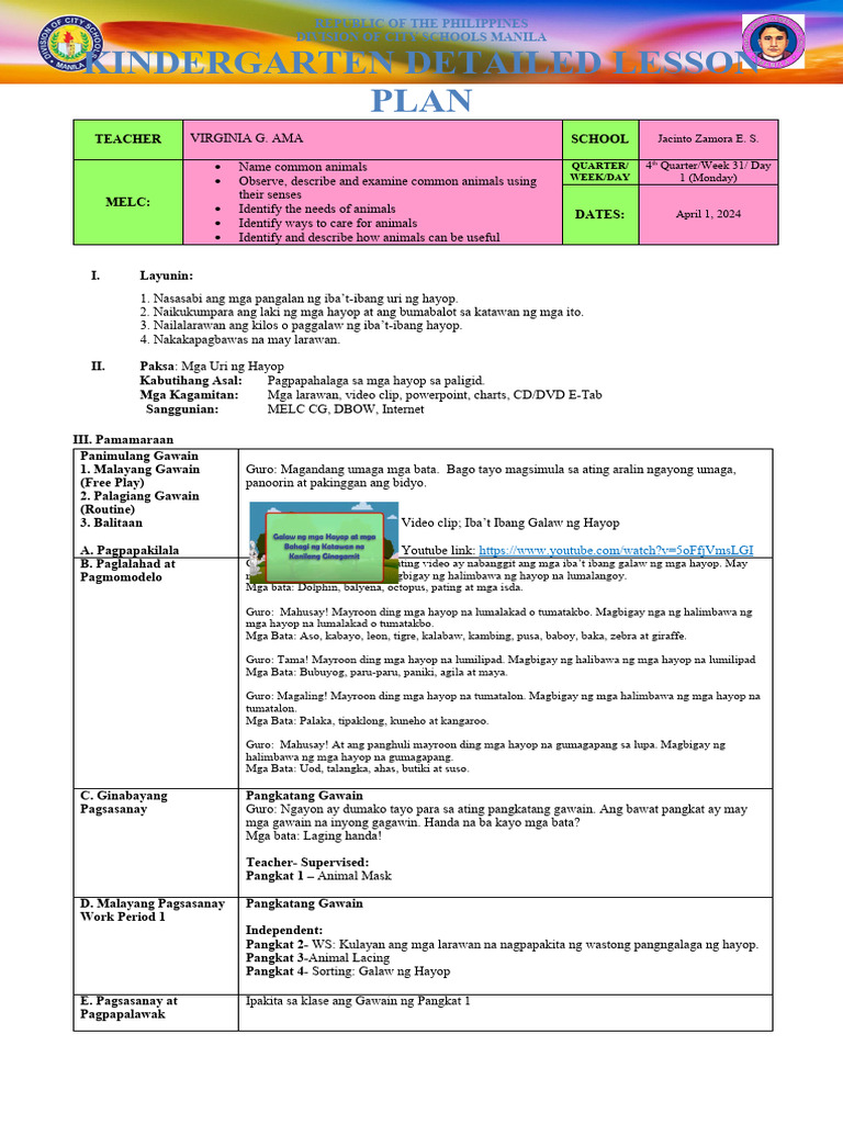 DLL DLP Quarter 4 WEEK 31 2023 2024 | PDF