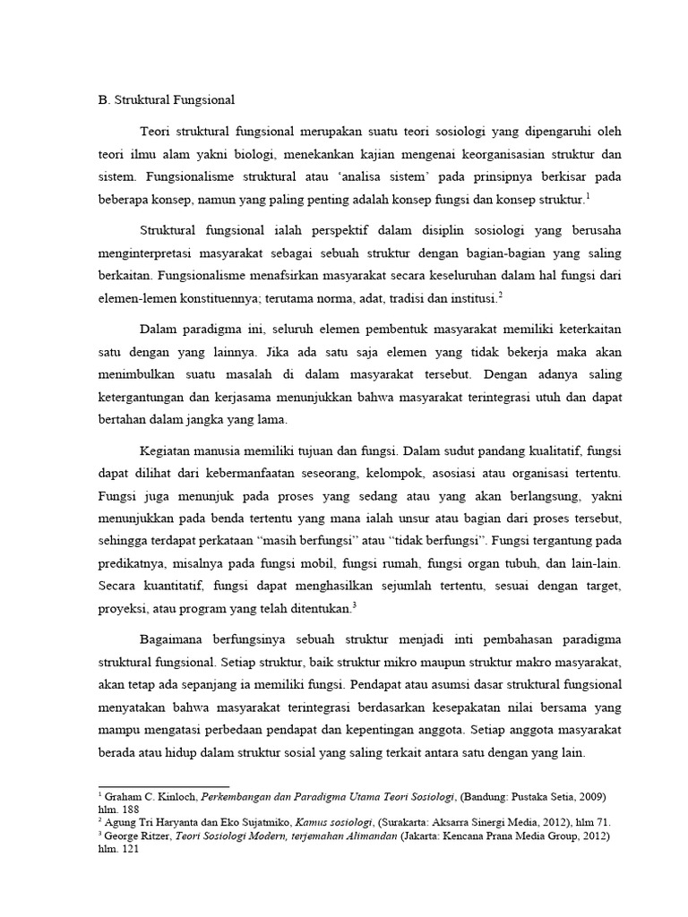 Struktural Fungsional Dalam Sosiologi Keluarga | PDF | Karier & Perkembangan | Pengembangan Diri