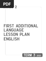 Grade 3 English Lesson Plan Term 1 | PDF | Phonics | Learning