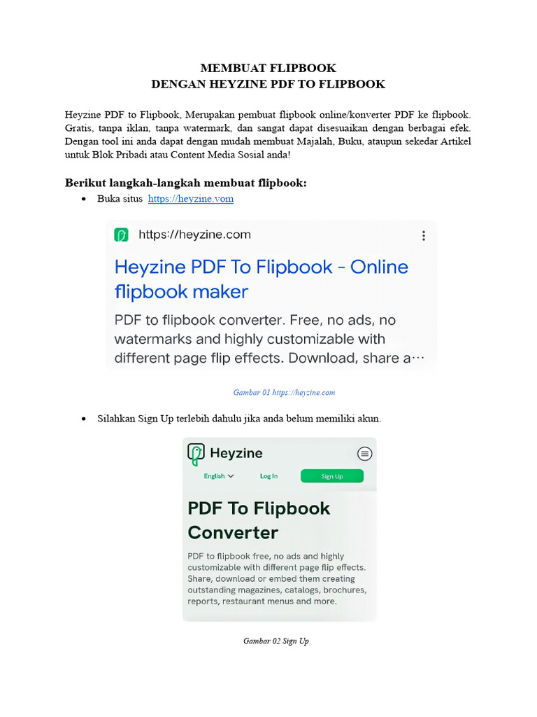 Tutorial Flipbook | PDF