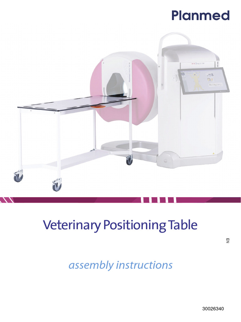 Veterinary Positioning Table: Assembly Instructions | PDF
