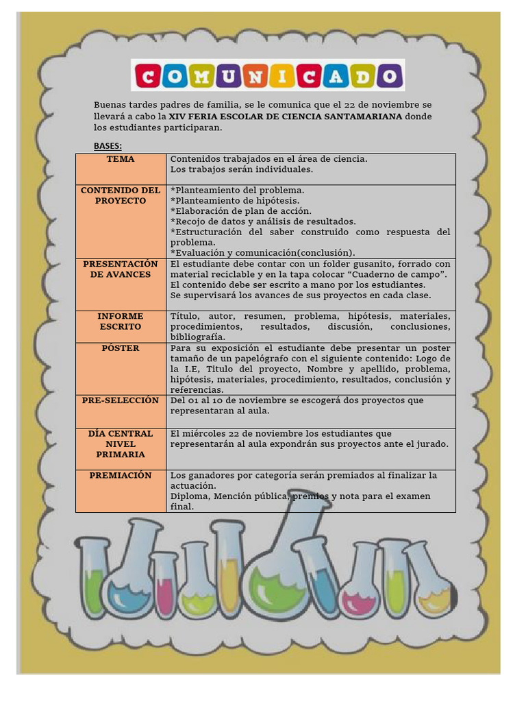 Proyecto de Ciencia | PDF