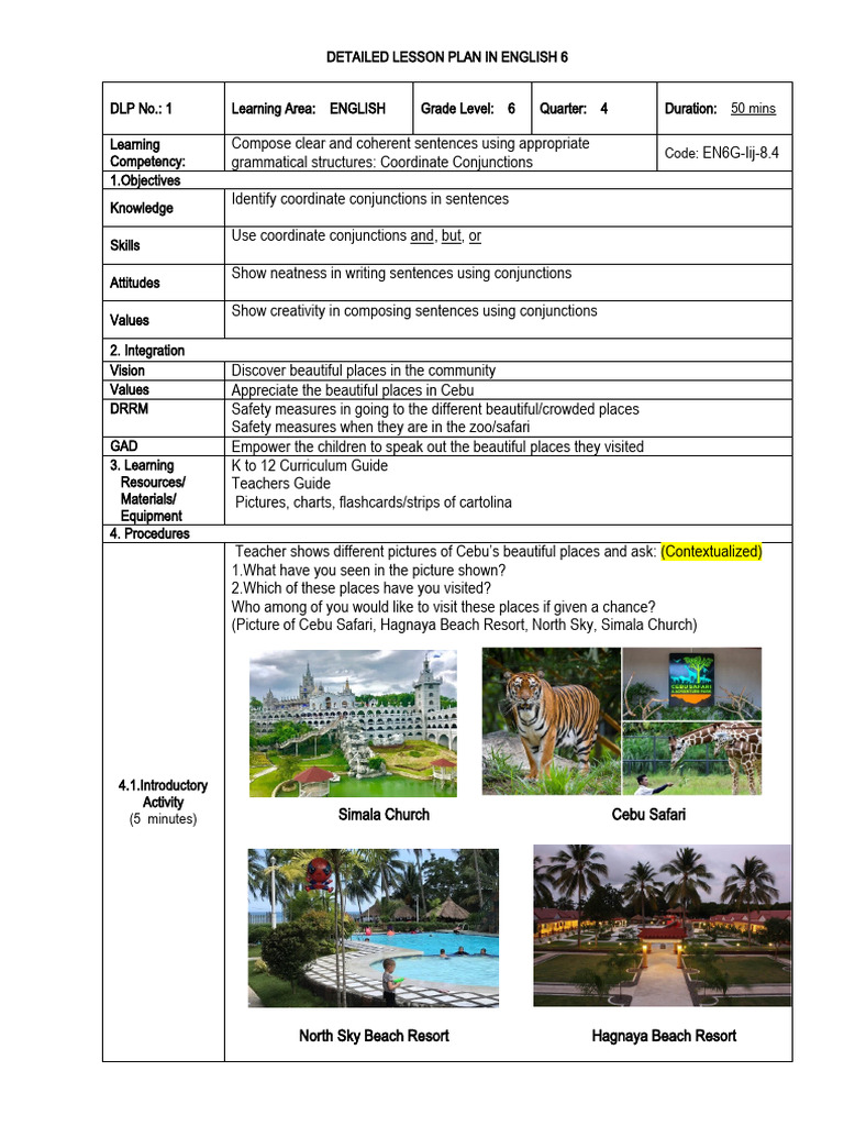 DLP English 6 | PDF | Learning | Cognitive Science