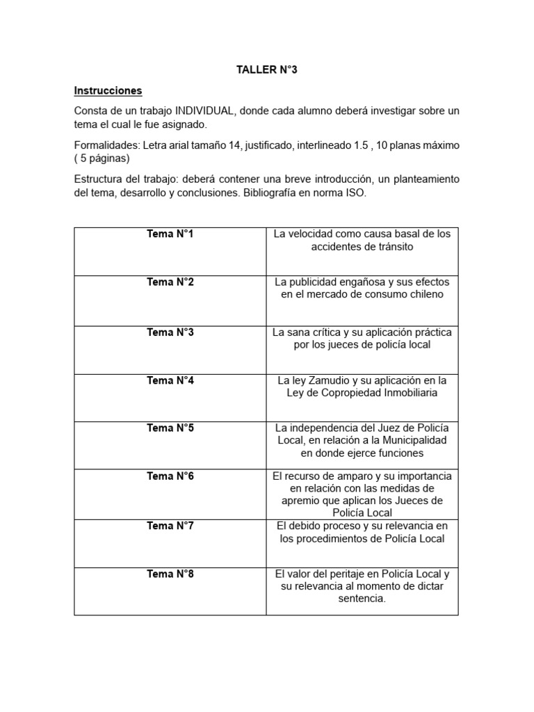 Taller N3 | PDF | Ley común | Conceptos legales