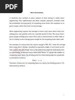 Math Café Menu and Pricing Guide | PDF