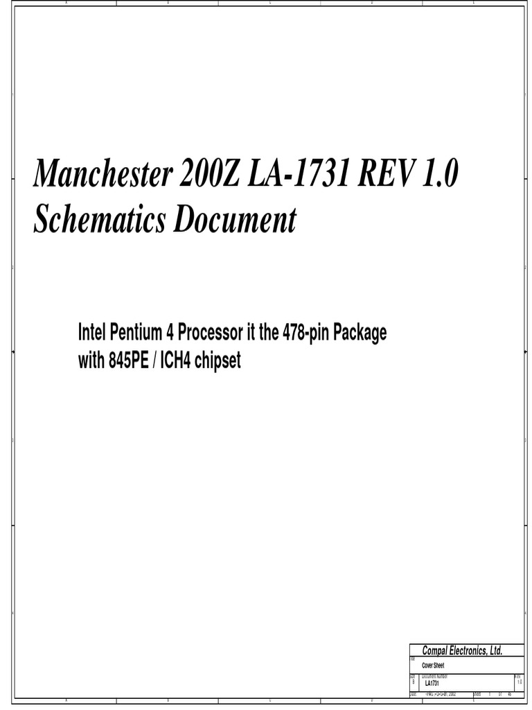 Compal LA-1731 | PDF | Computer Networking | Computing