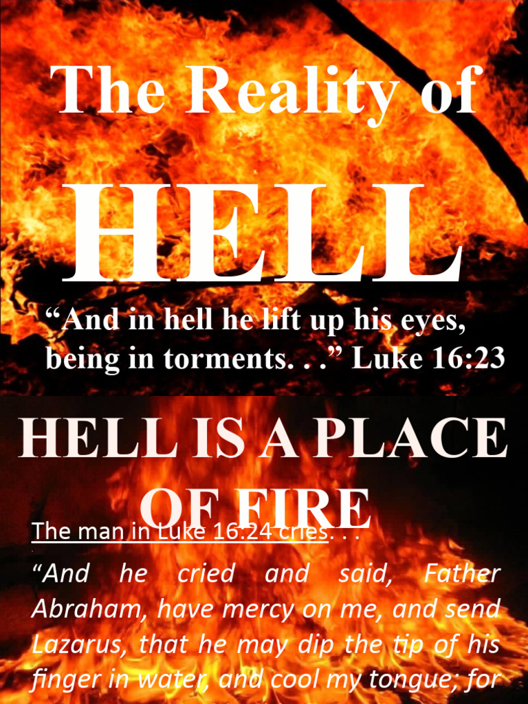 The Reality Of Hell Pdf Eternal Life Christianity Bible Content