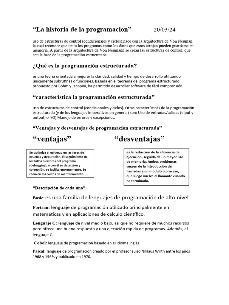 La Historia de La Programacion | PDF