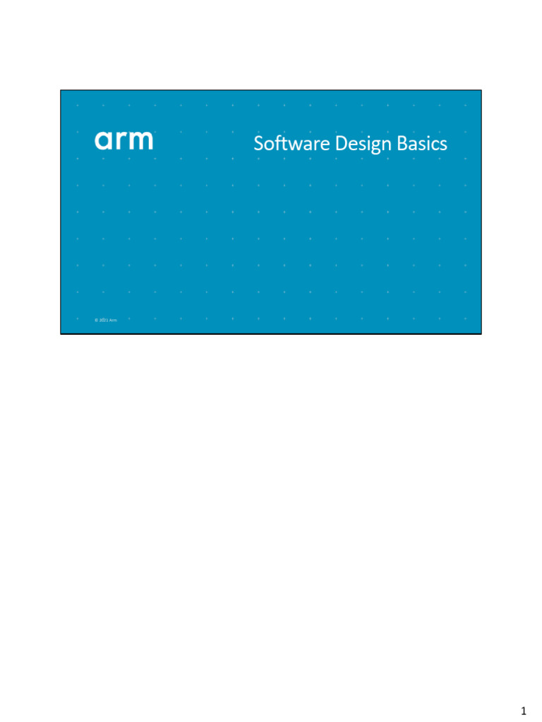 Lecture03 SoftwareDesignBasics | Download Free PDF | Scheduling (Computing) | Microcontroller
