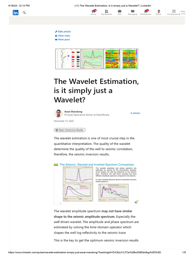 Wavelet Estimation in Seismic Inversion | PDF | Wavelet