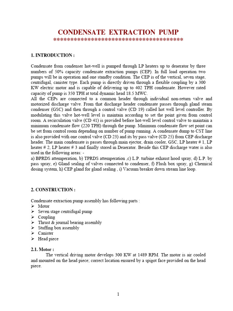 CEP Manual | PDF | Pump | Bearing (Mechanical)
