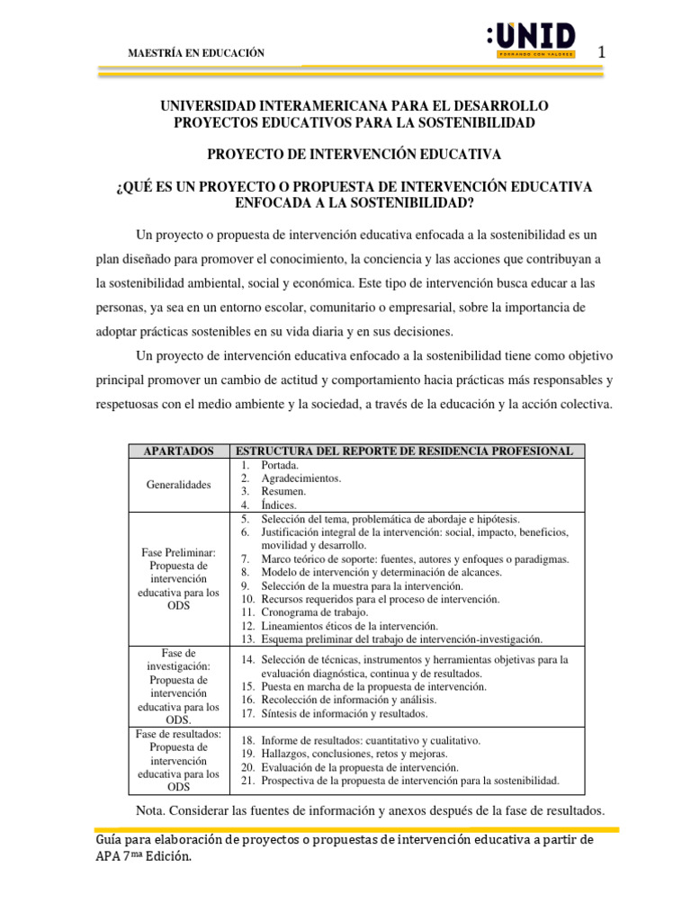 Proyectos Educativos Sostenibles APA 7 | PDF | Evaluación | Muestreo ...