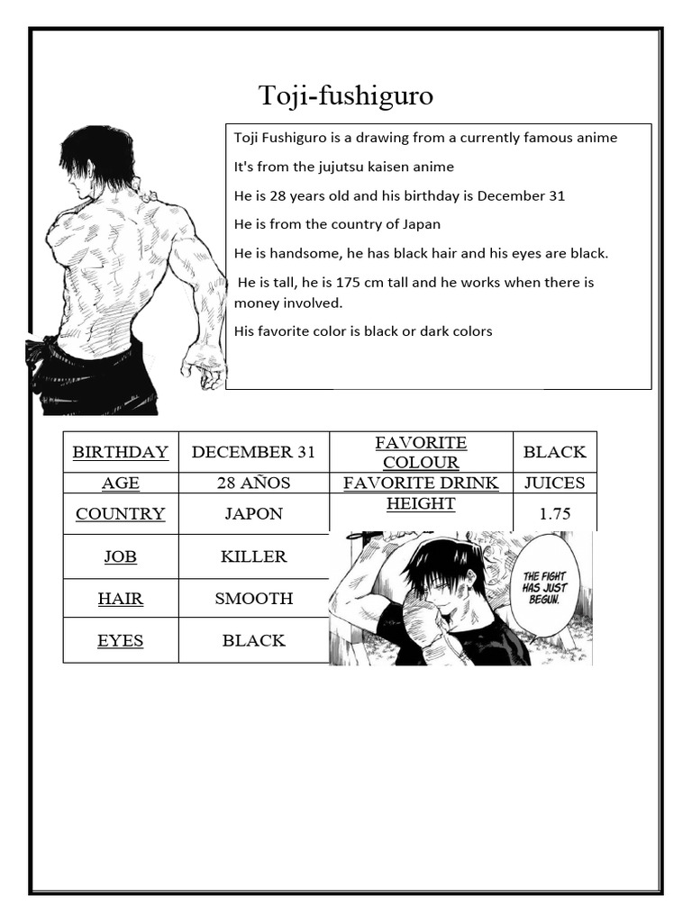 Toji FUSHIGURO | PDF