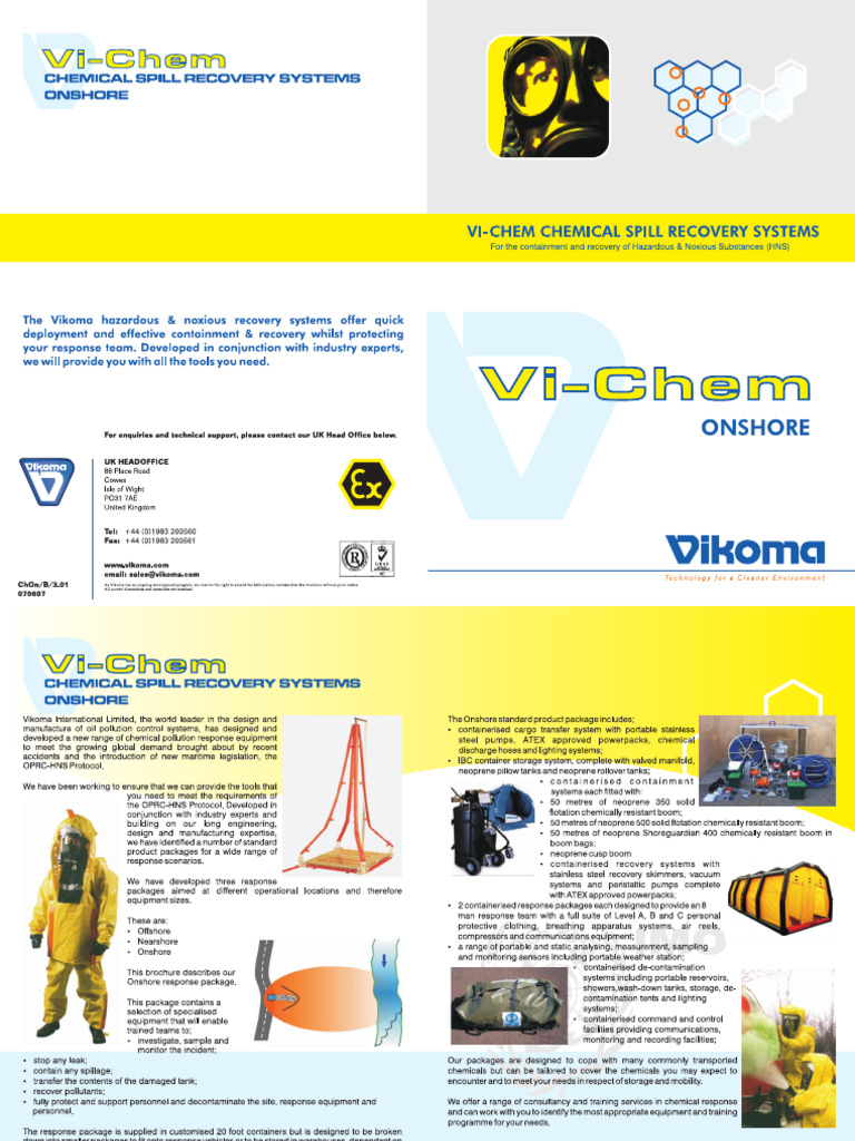 V Chem Brochure Onshore A4 | PDF