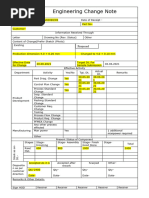 Engineering Change Notice Template | PDF