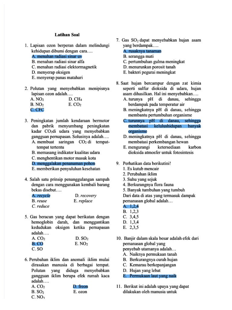 Pemanasan Global - Fisika Les | PDF