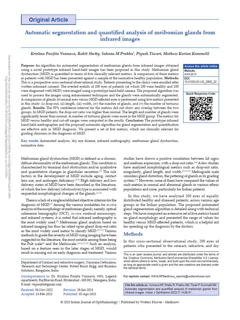 Automatic Segmentation and Quantified Analysis Of.48 | PDF | Receiver Operating Characteristic ...