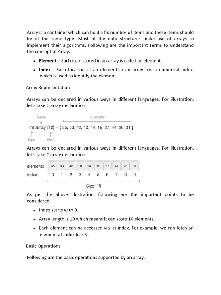 Arrays | PDF | Algorithms And Data Structures | Computing Arrays | PDF | Algorithms And Data Structures | Computing
