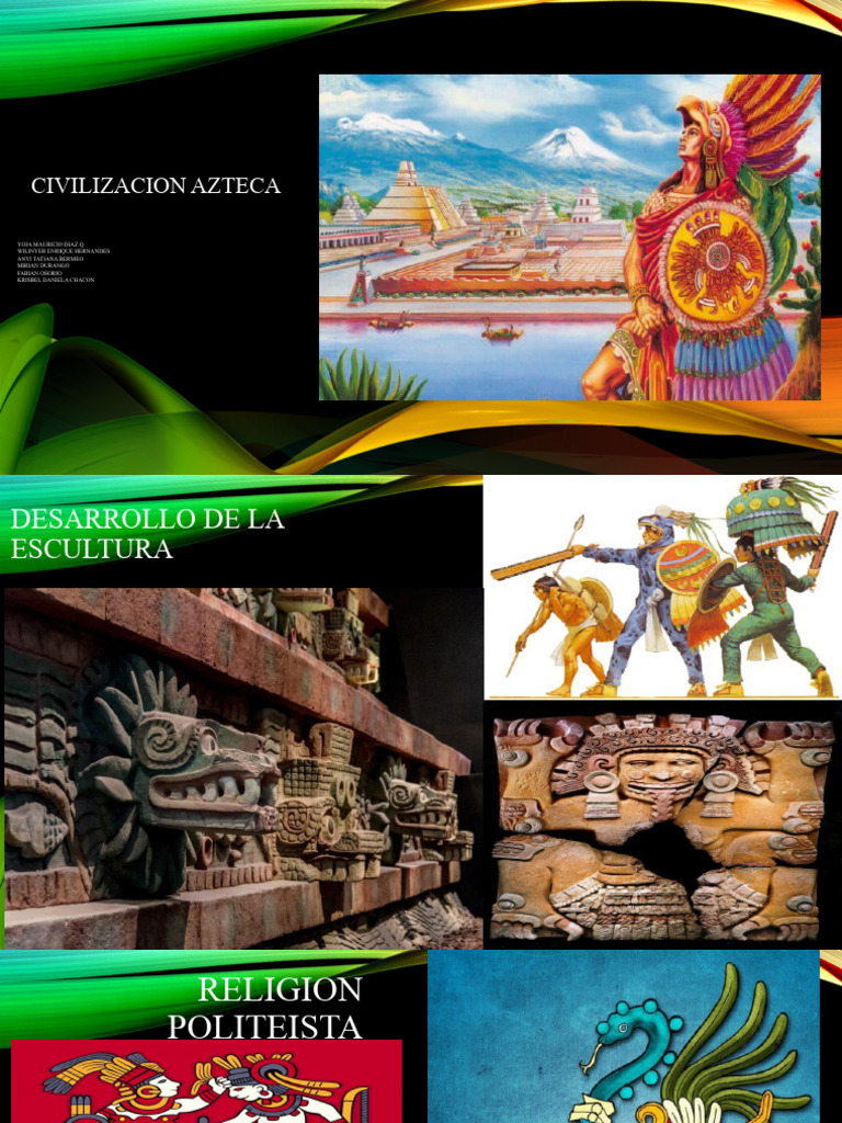 Civilizacion Azteca - PPTX Expocicion Borrador-3 | PDF | Social Science ...