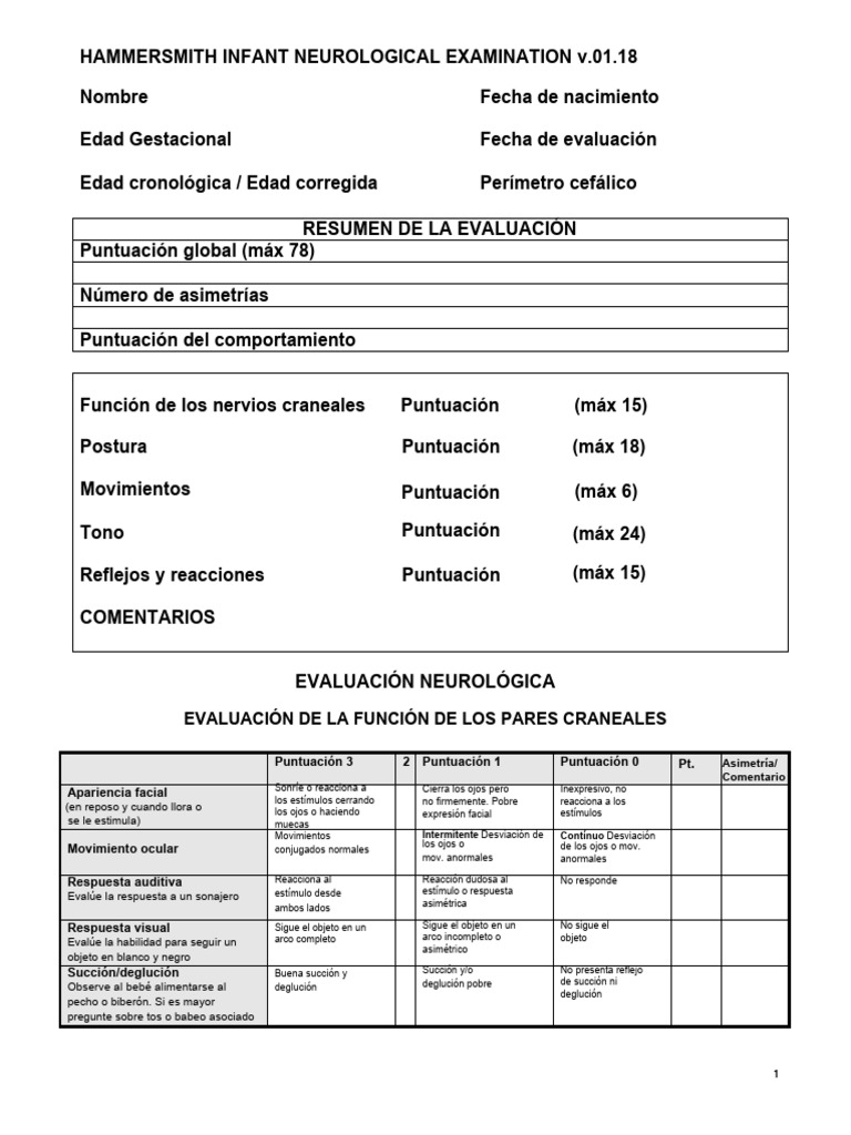 Escala Hine | PDF | Rodilla | Anatomía