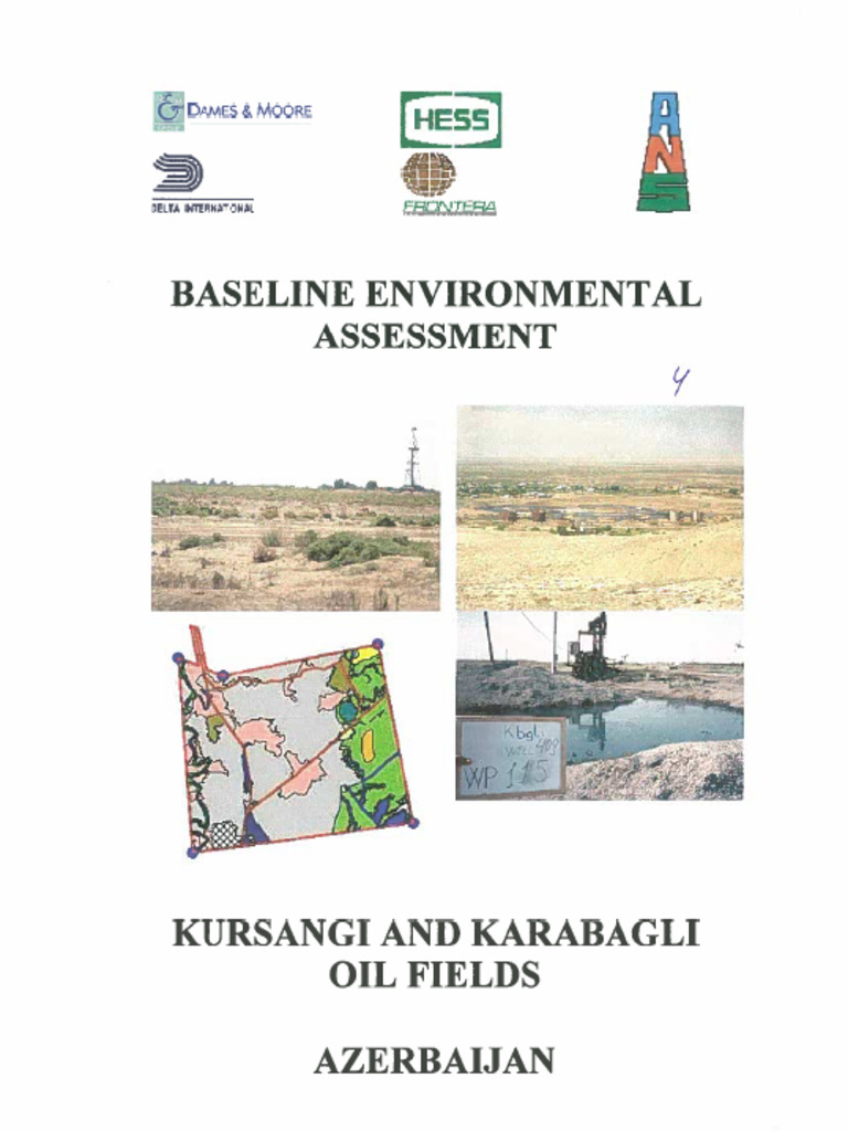 Baseline Environmental Assessment Kursangi and Karabagli Oil Field | PDF