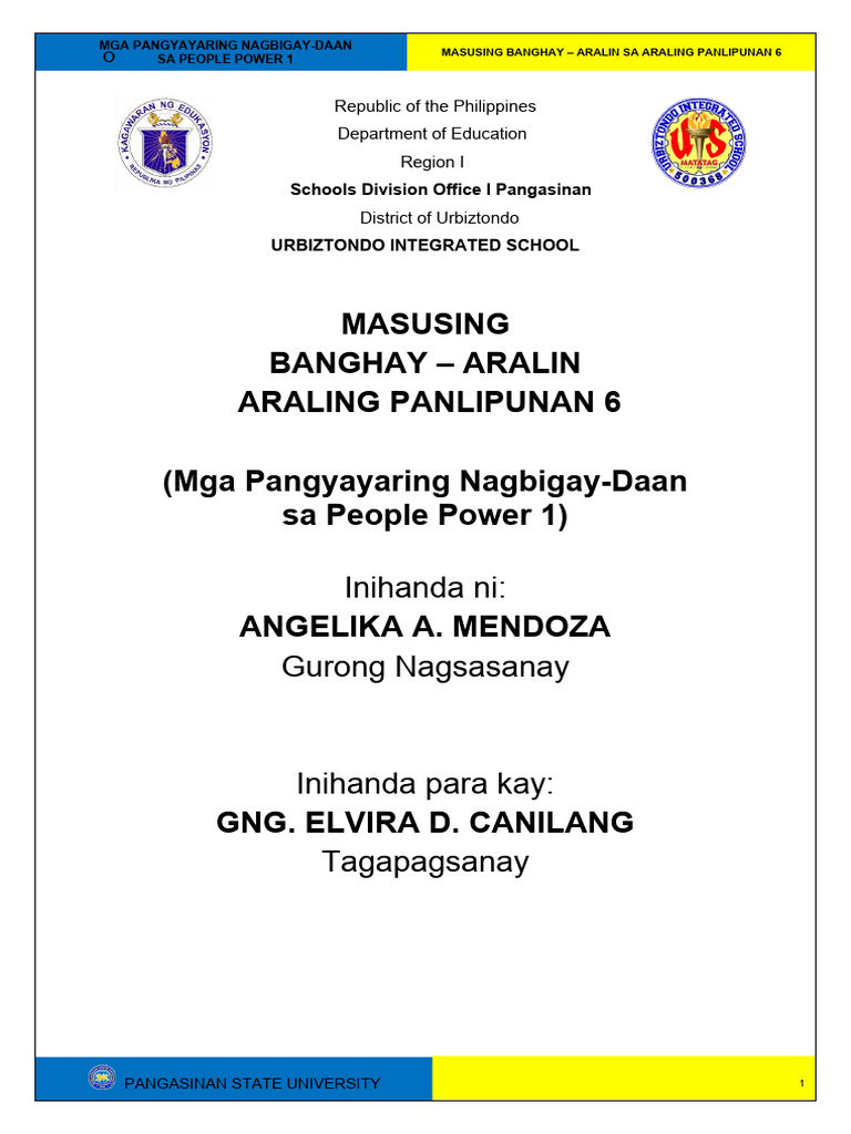 Apan 6 - Q4-WK2 | PDF