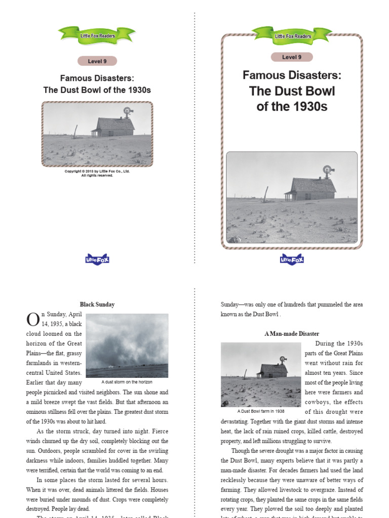 004.LV9.Famous Disasters - The Dust Bowl of The 1930s | PDF | Dust Bowl ...