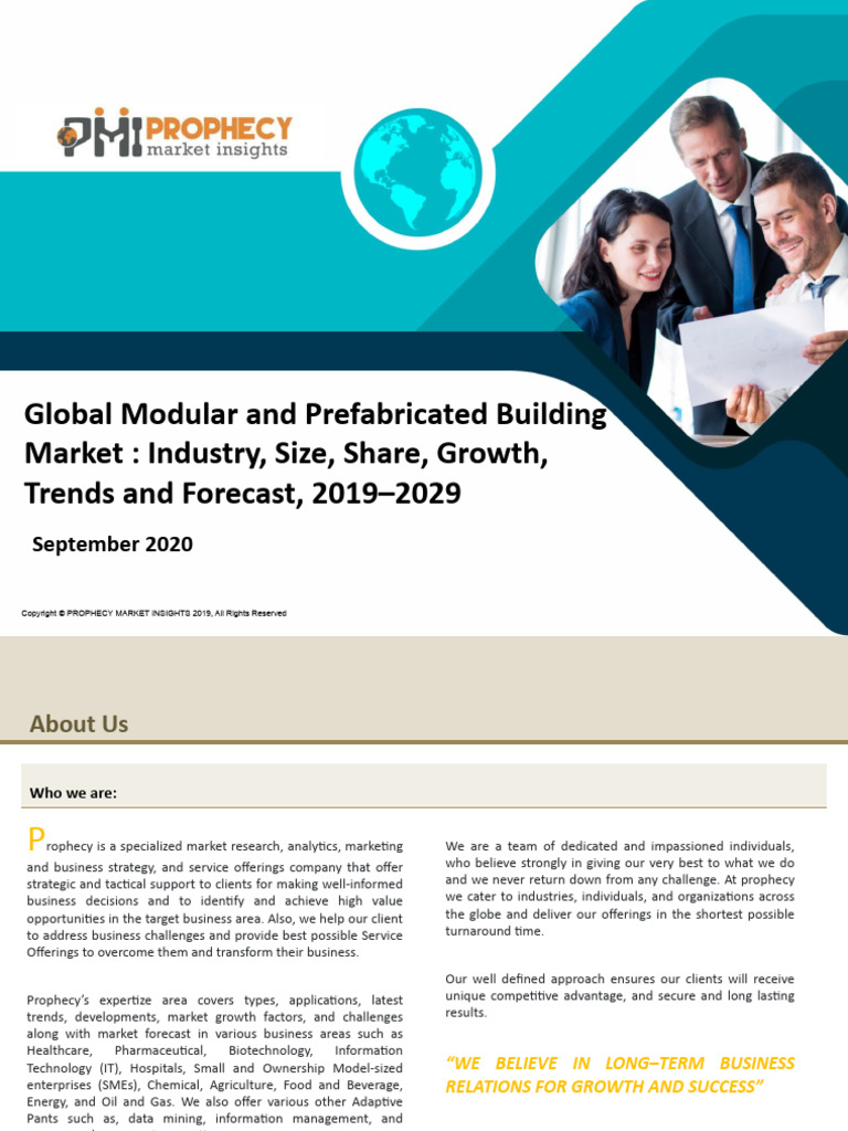 Sample Global Modular and Prefabricated Building Market | PDF | Data ...