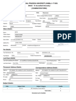 Degree Application Form in Absentia | PDF