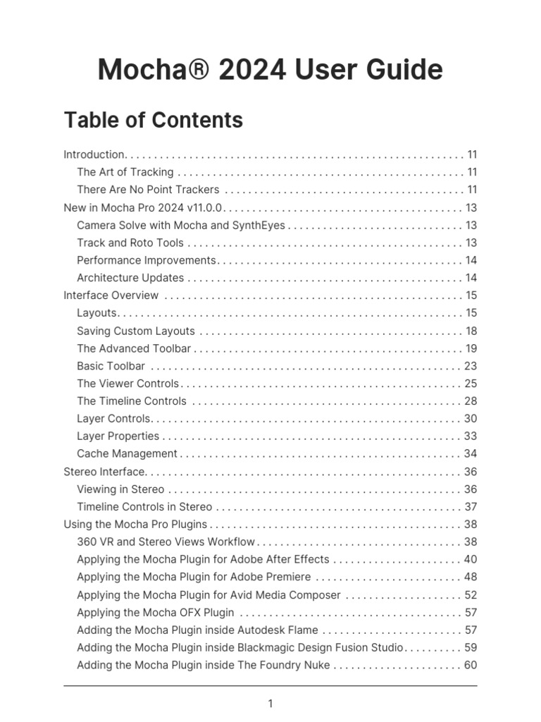 Mocha Pro User Guide | PDF | 3 D Computer Graphics | Graphical User ...