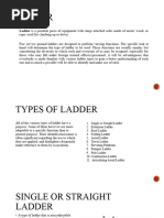 Fire Service Ladder Types Guide | PDF | Ladder | Fire Engine