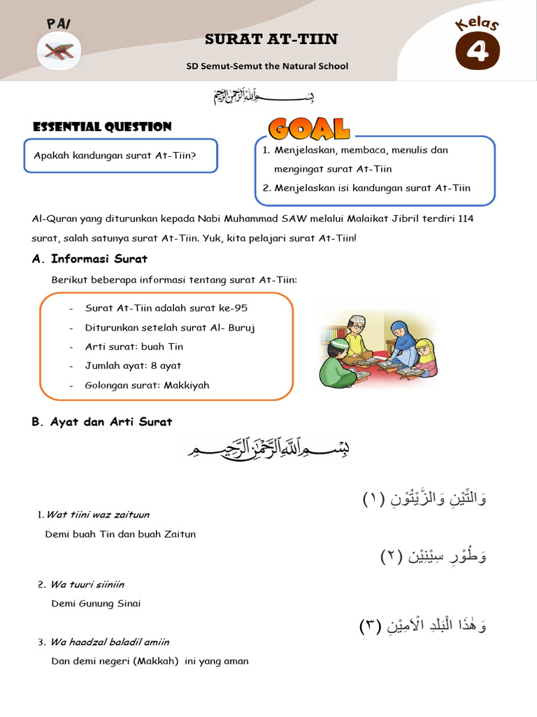 Surat At-Tiin | PDF