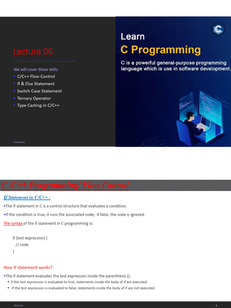 Intro To Algorithm and Programming 06 | PDF | C++ | Computer Programming Intro To Algorithm and Programming 06 | PDF | C++ | Computer Programming