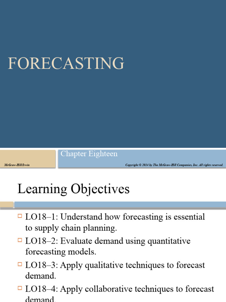 6-Forecasting | Download Free PDF | Forecasting | Linear Regression