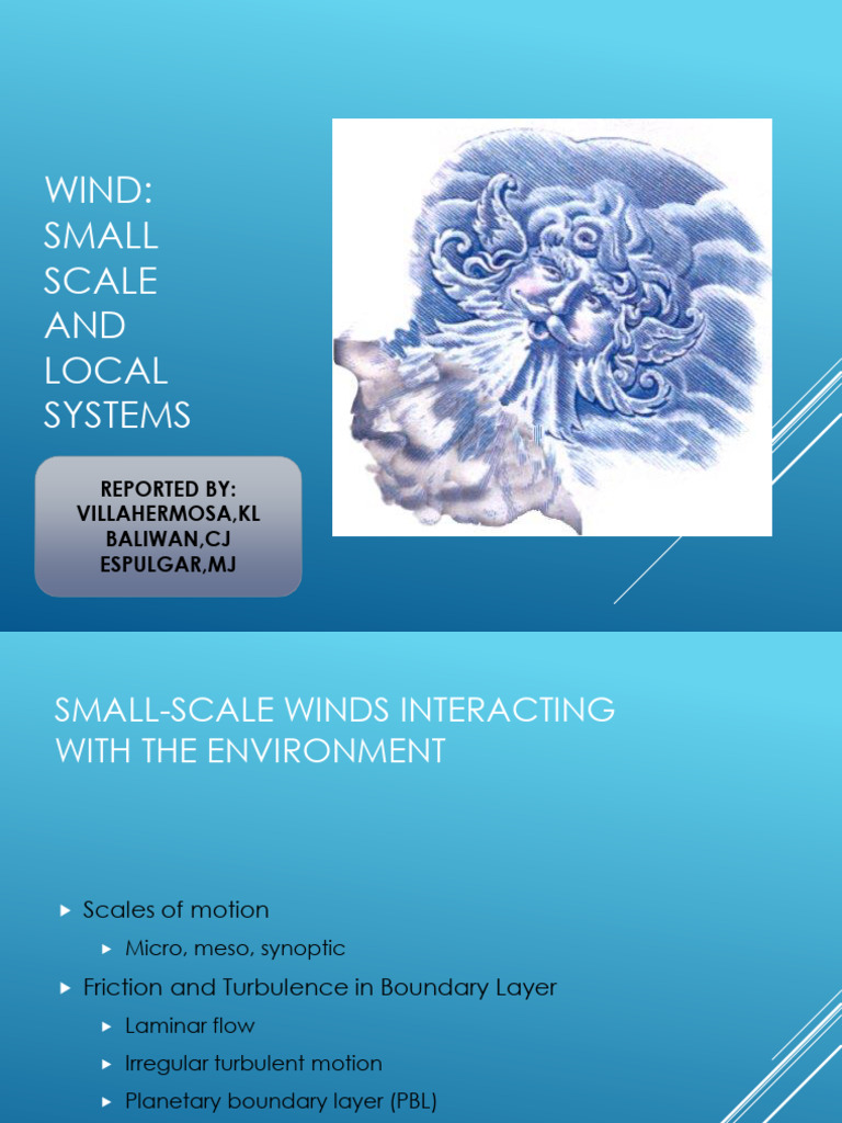 Wind Small Scale and Local Systems Final | PDF | Wound | Turbulence