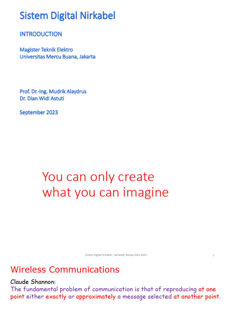 Wireless Communication 01 Intro | Download Free PDF | Duplex (Telecommunications) | Lte Advanced