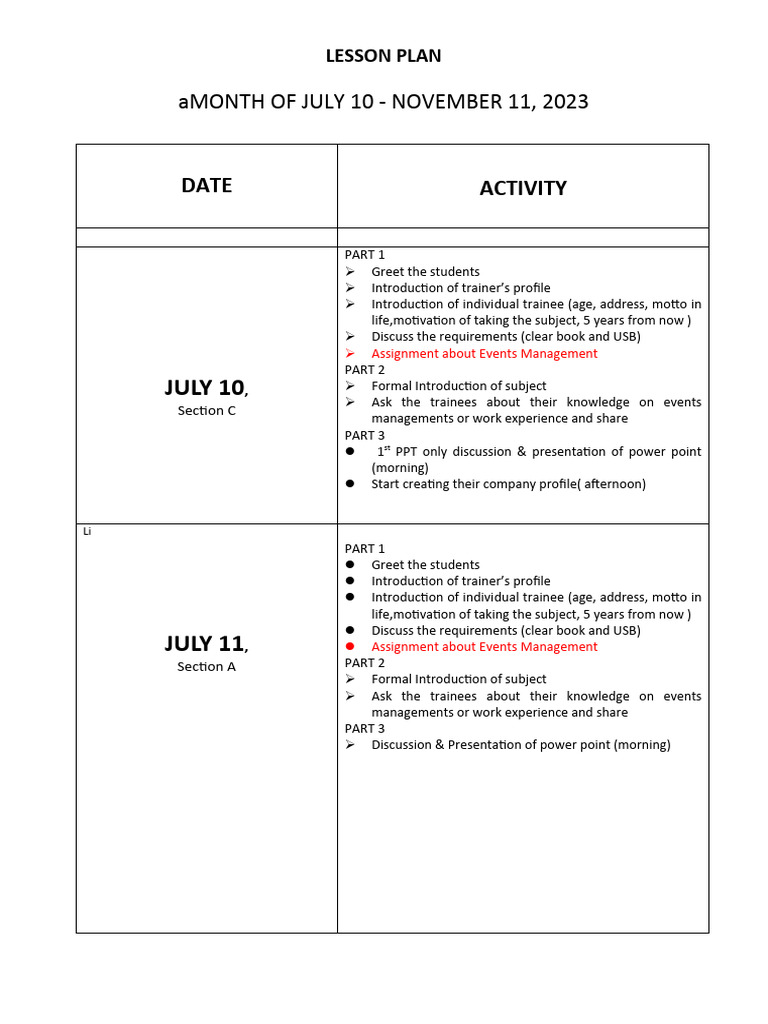 Lesson 1 | PDF | Cognition | Behavior Modification