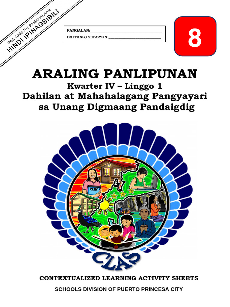 AP8 - Q4 - CLAS1 - Dahilan at Pangyayari Sa Unang Digmang Pandaigdig ...