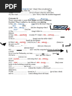 Past Simple & Continuous Exercises | PDF