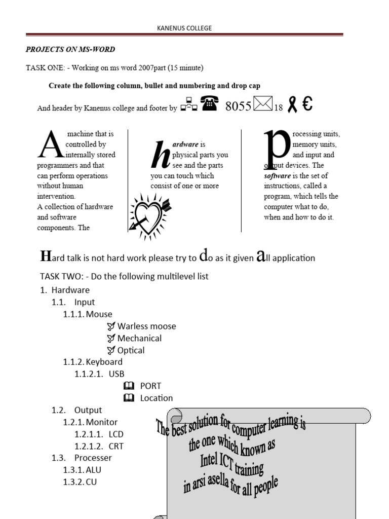 Basic Pdf Computer Hardware Software