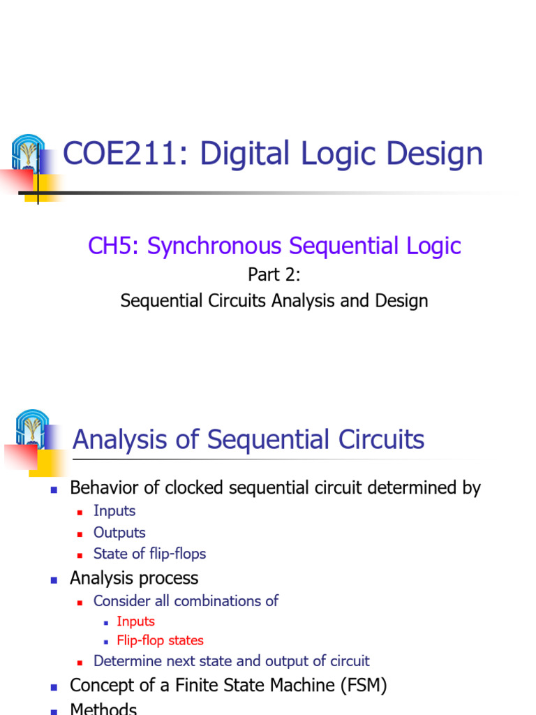 COE211 CH5 Part2 | PDF | Digital Electronics | Logic Gate