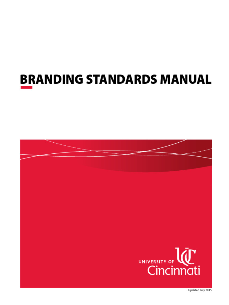 University of Cincinnati Branding Guide | PDF | Logos | Trademark